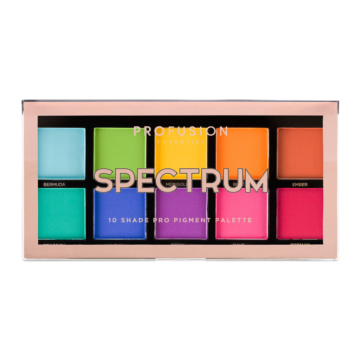 SPECTRUM | 10 SHADE EYESHADOW PALETTE - Profusion Cosmetics UK