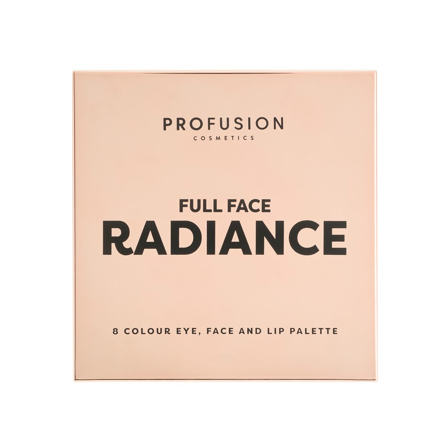 FULL FACE PALETTE RADIANCE | 8 SHADE EYE, FACE & LIP PALETTE - Profusion Cosmetics UK