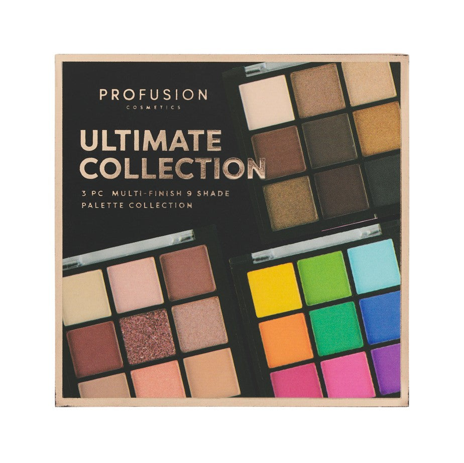 ULTIMATE COLLECTION | 3 PC MULTI FINISH 9 SHADE SHADOW PALETTE COLLECT ...